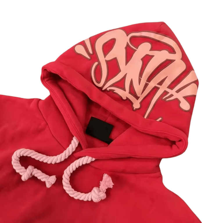 Polerón SYNA WORLD "Rojo" ALGODÓN + BOLSA y STICKERS • DripChileno.CL