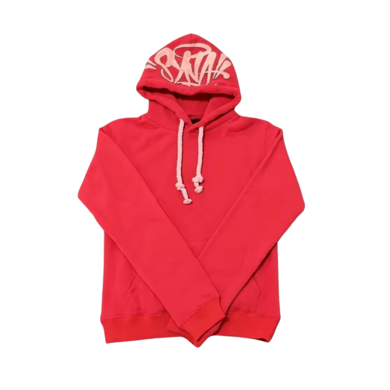 Polerón SYNA WORLD "Rojo" ALGODÓN + BOLSA y STICKERS • DripChileno.CL