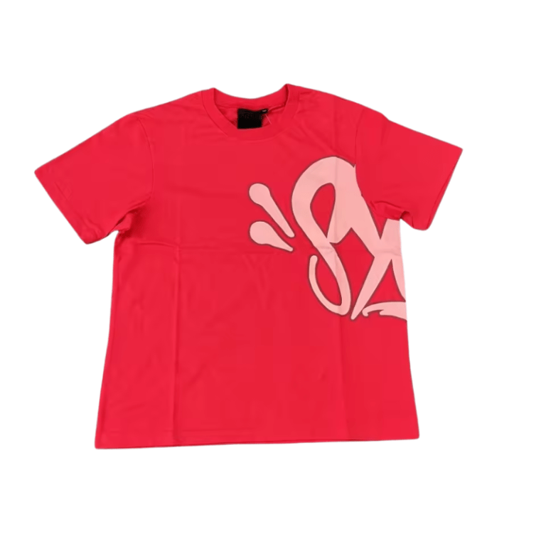 POLERA SYNA "Roja/Rosada" + BOLSA y STICKERS • DripChileno.CL